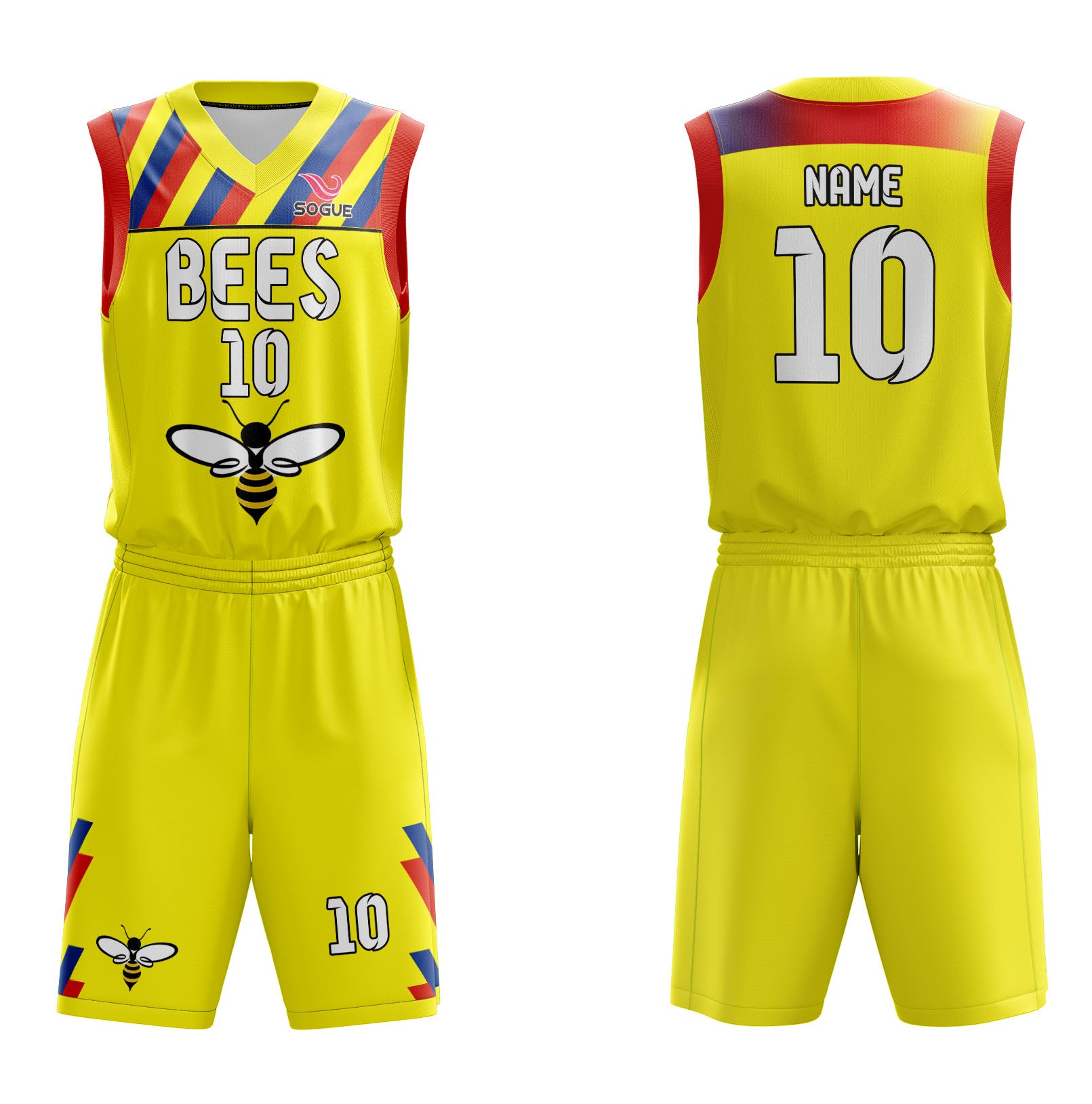 Customized Sublimation Basketball Uniform 011 – Sogue