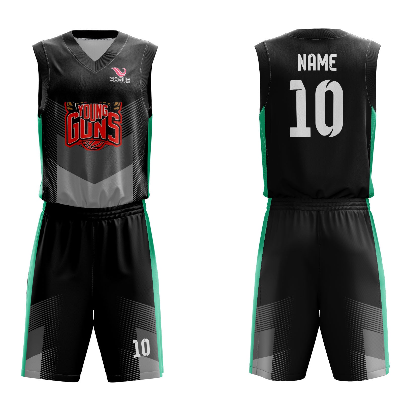 Customized Sublimation Basketball Uniform 012 – Sogue