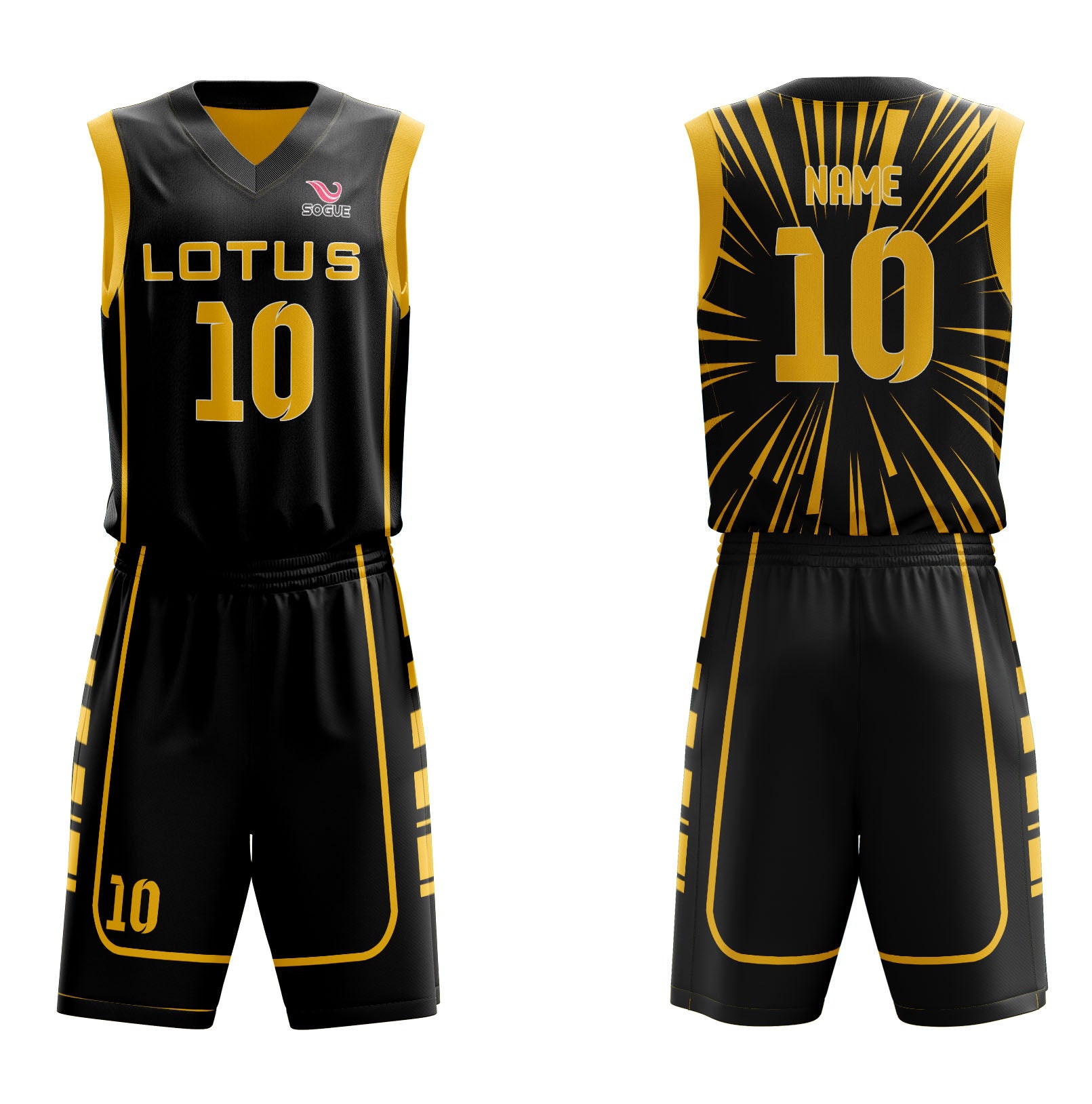 Customized Sublimation Basketball Uniform 008 – Sogue